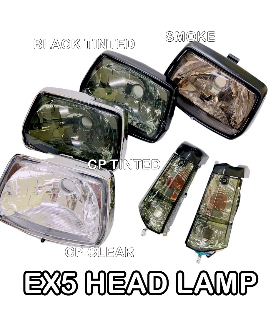 EX5 DREAM EX5 HEAD LAMP SIGNAL COVER TAIL LAMP COVER SET LAMPU SMOKE | Shopee Malaysia