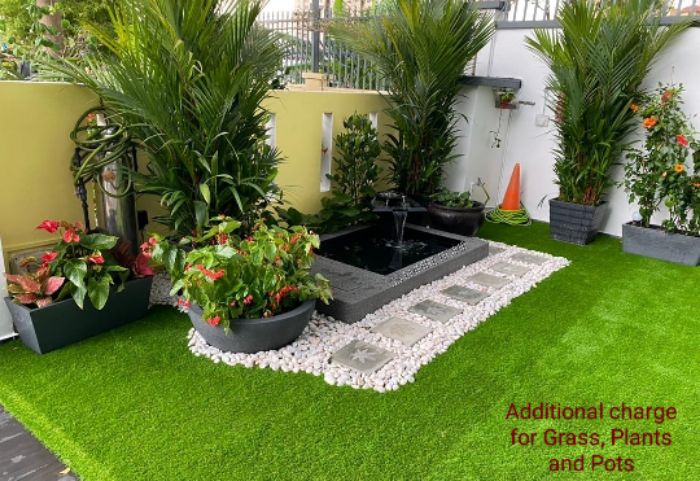 P3 Square 1x1 ft Garden Slab Slate Landscape Landscaping Decoration ...