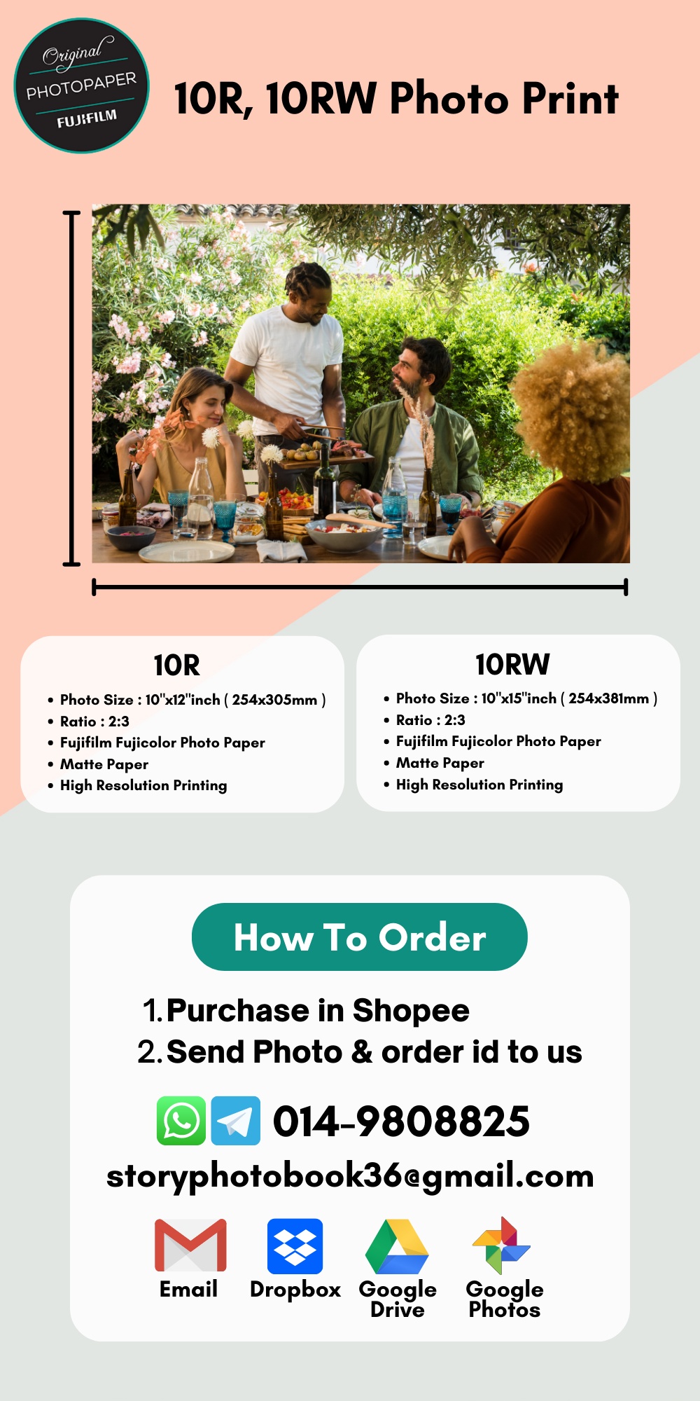 10R, 10RW Photo Print (Fujifilm Printing) | Shopee Malaysia