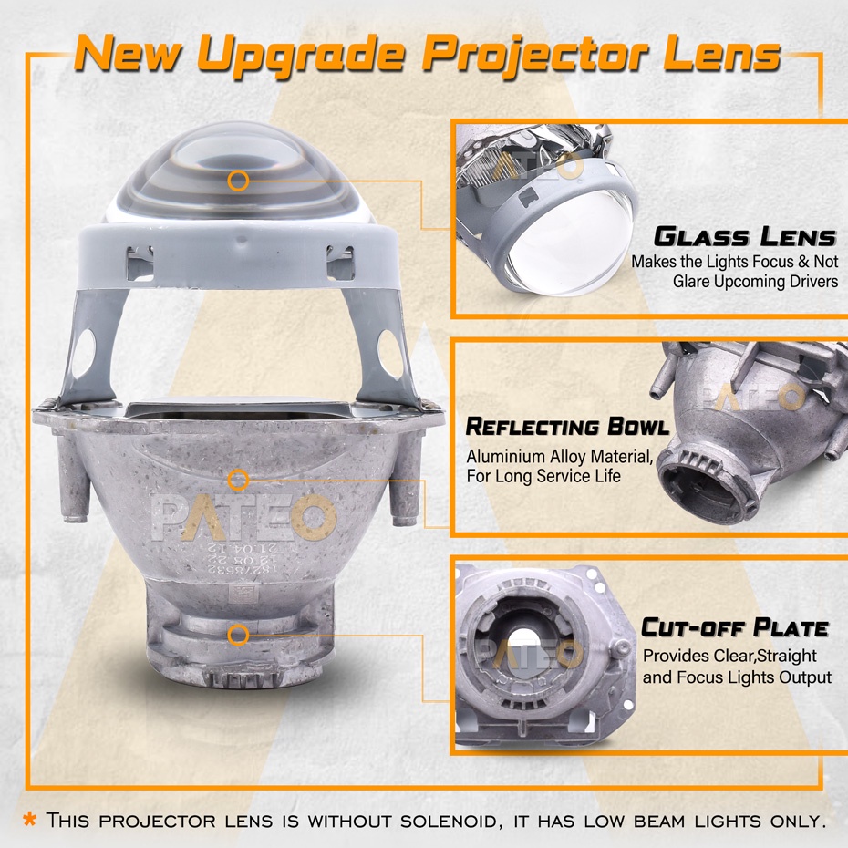 3 inch D1S D2S D3S D4S HID LED Projector Lenses For Hella 3R G5 ...