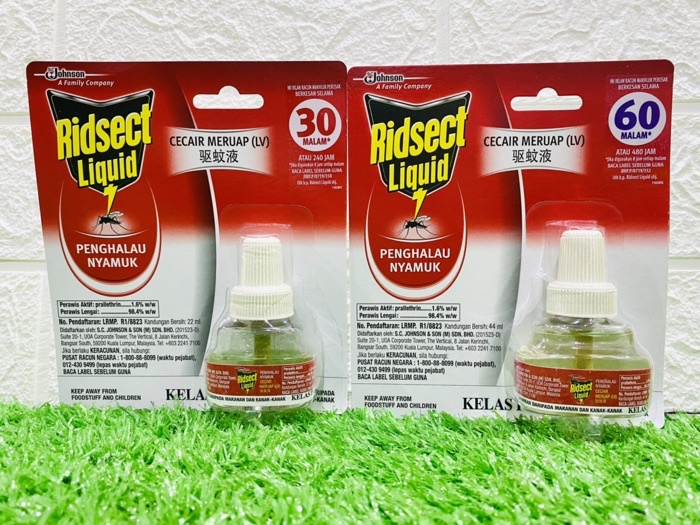 RIDSECT LIQUID HEATER CORDLESS / REFILL [30NIGHTS 22ML/60NIGHTS 44ML ...