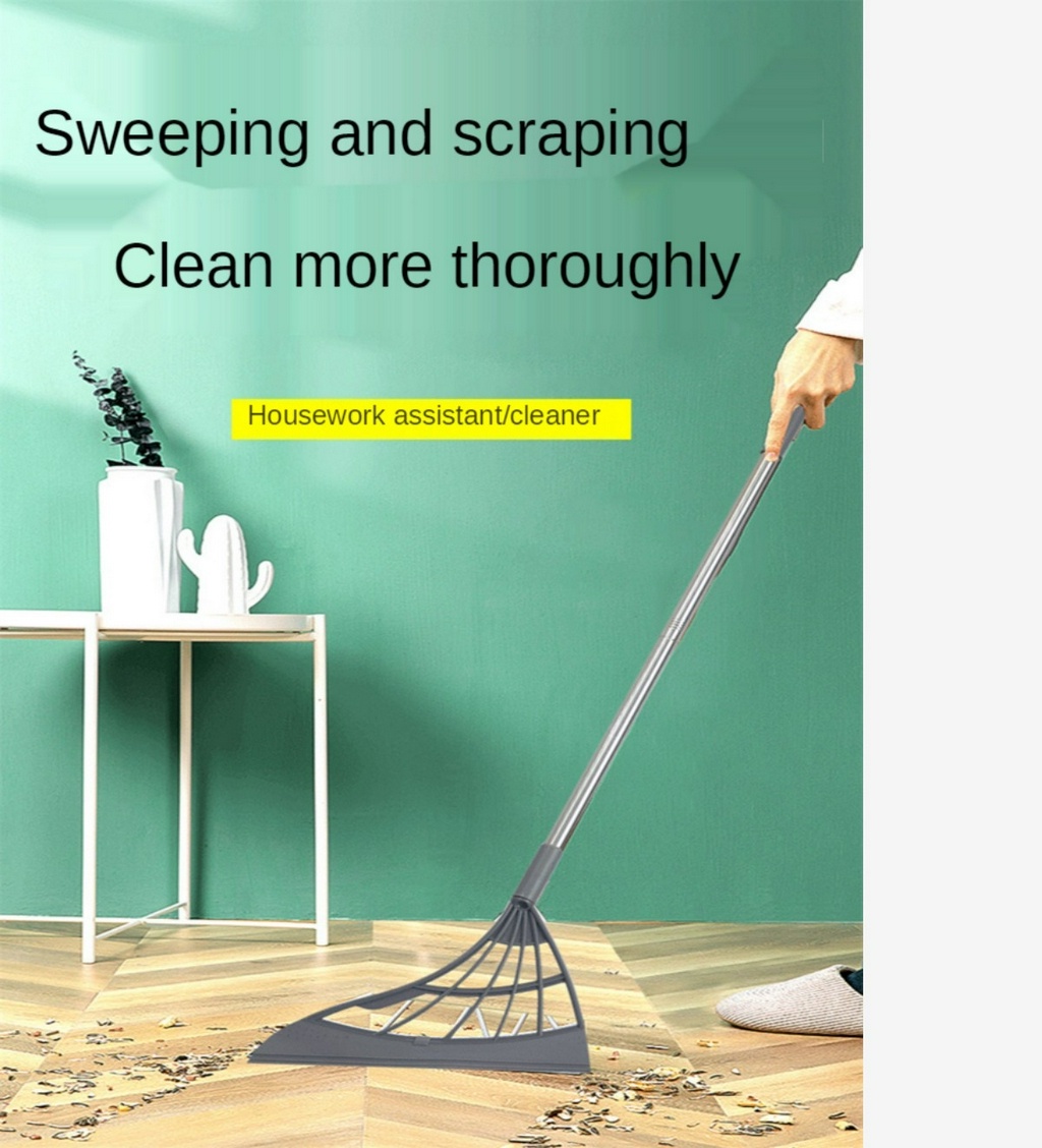 [Shopee Choice] Retractable magic broom sweeping brush Silicone mop ...