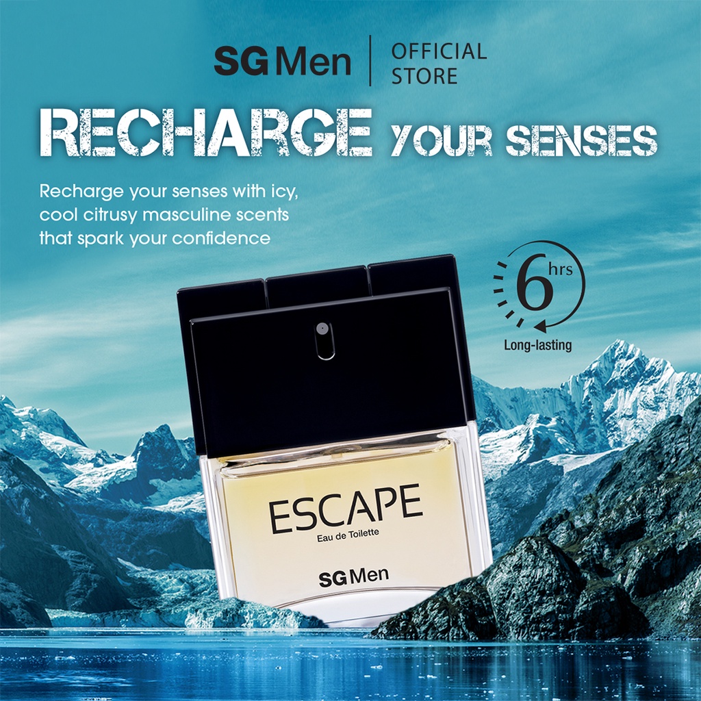 SG Men Escape Eau de Toilette 30ml | Shopee Malaysia