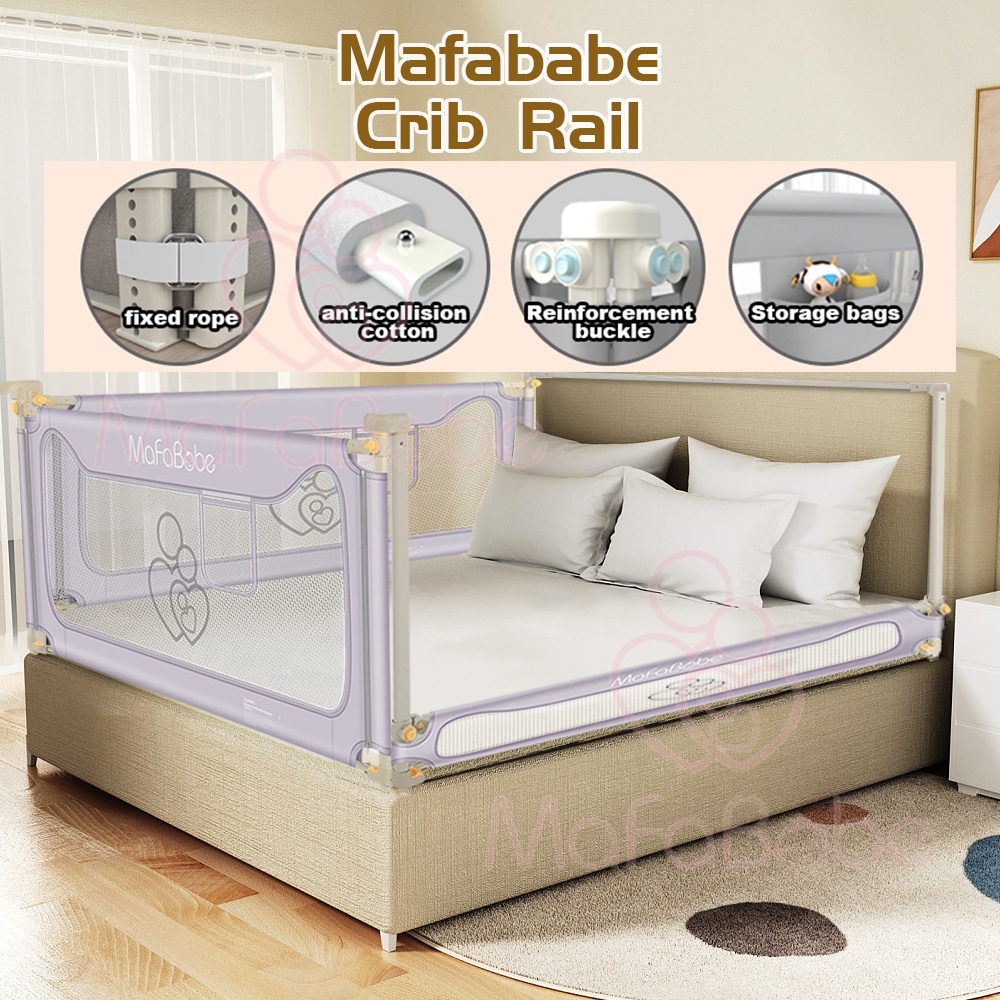 Mafababe Lifting Baby Safety Bed Guard Bed Rail Penghadang Katil Anti ...