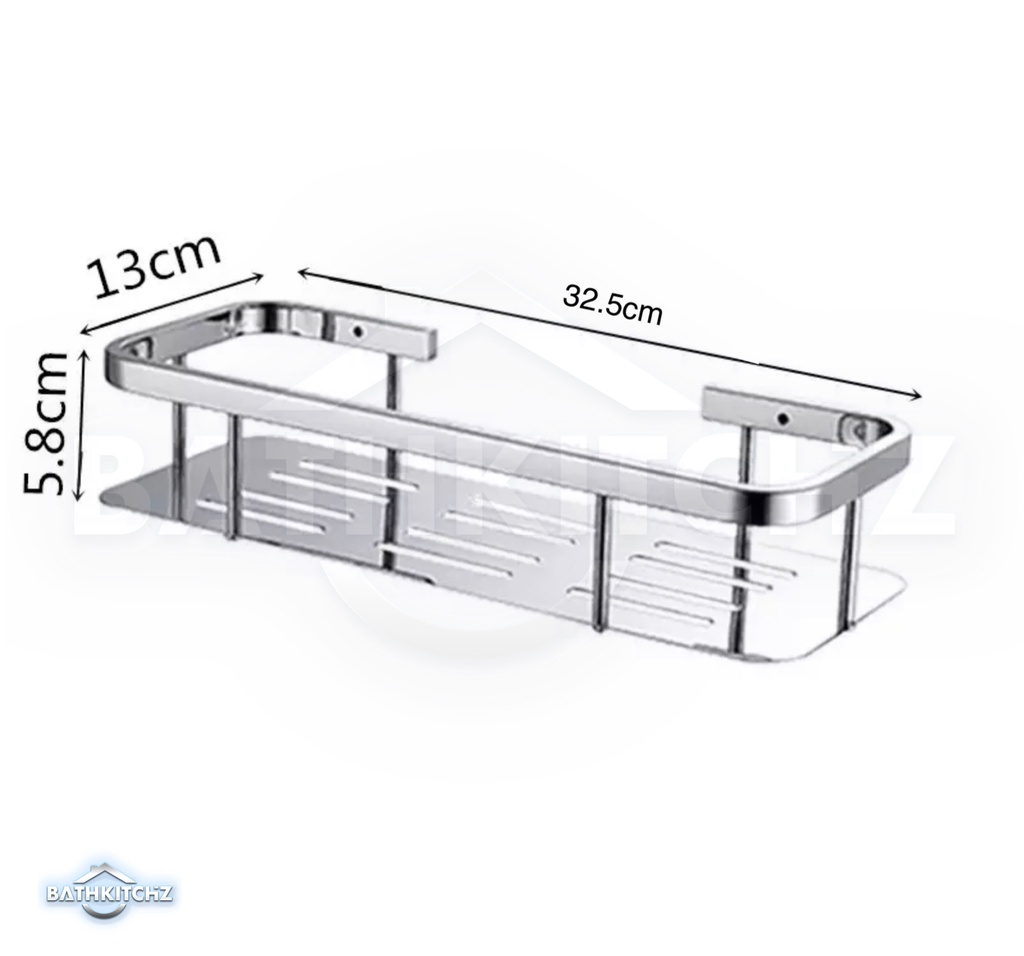 BATHKITCHZ 304 Stainless Steel Bathroom Shelf Shampoo Storage Rack ...