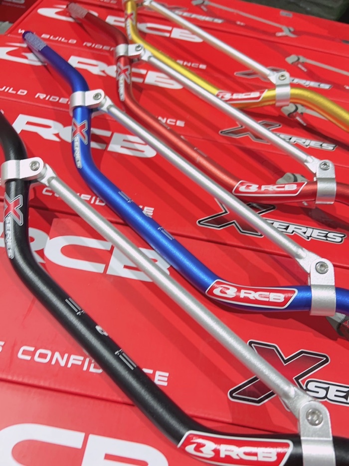 RCB RACING BOY HANDLE BAR STANDARD 22.2MM LOW CROSS Bar Off Road Alloy ...