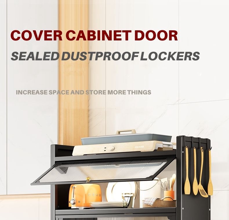 Rak Dapur Kabinet Kitchen Organizer Storage Rack Microwave Oven Self ...