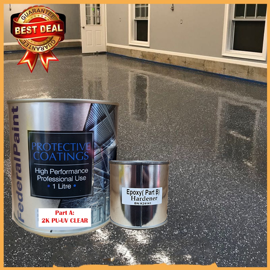 1L PU EPOXY CLEAR / TRANSPARENT VARNISH ( 1L ) Federal Paint ...