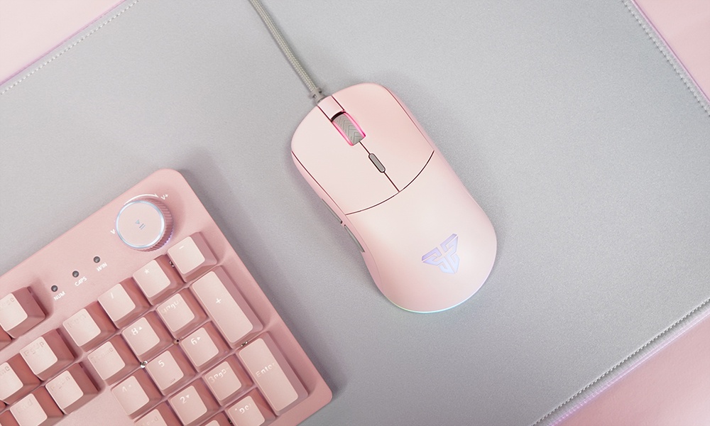 Fantech UX3 HELIOS BLACK WHITE SAKURA PINK EDITION 16000DPI Pixart 3389 ...