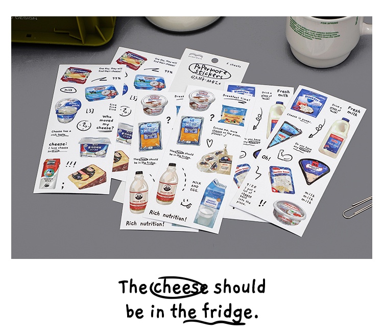 PPM Creative Daily Life Grocery Supermarket Series Deco Stickers DIY ...