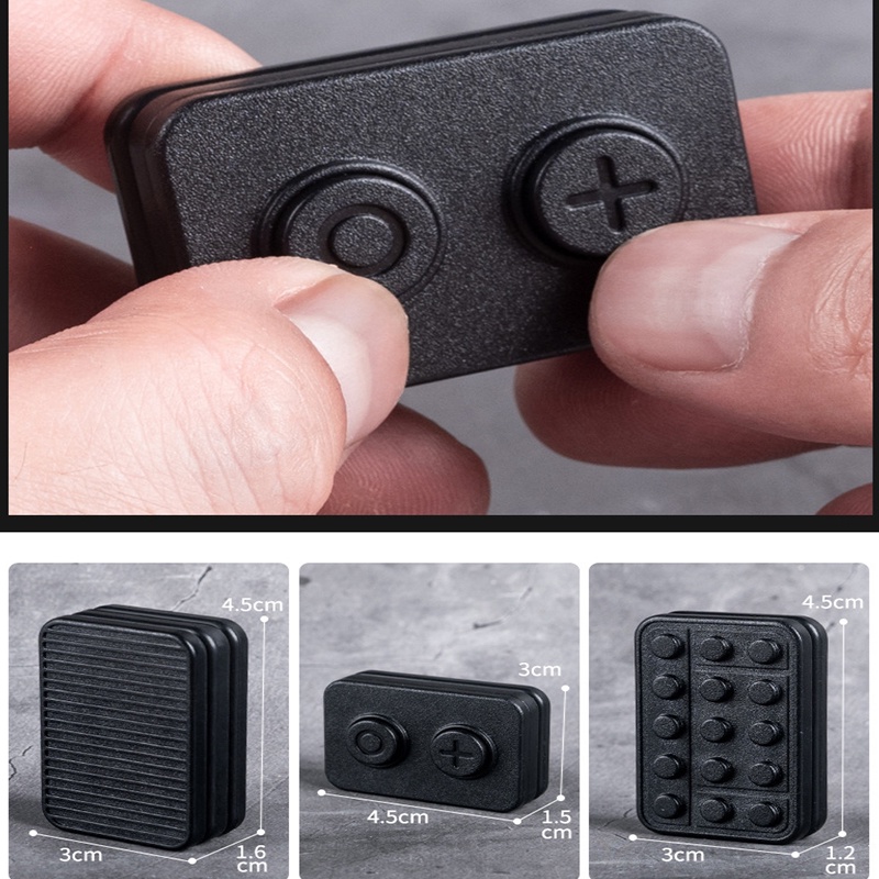 Fun ABS Magnetic Sliders EDC Fidget Push Clickers Haptic Antistress ...