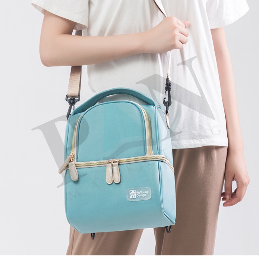 Beg Susu Baby Travel 2 Layer Sling Cooler Bag Breast milk Storage ...