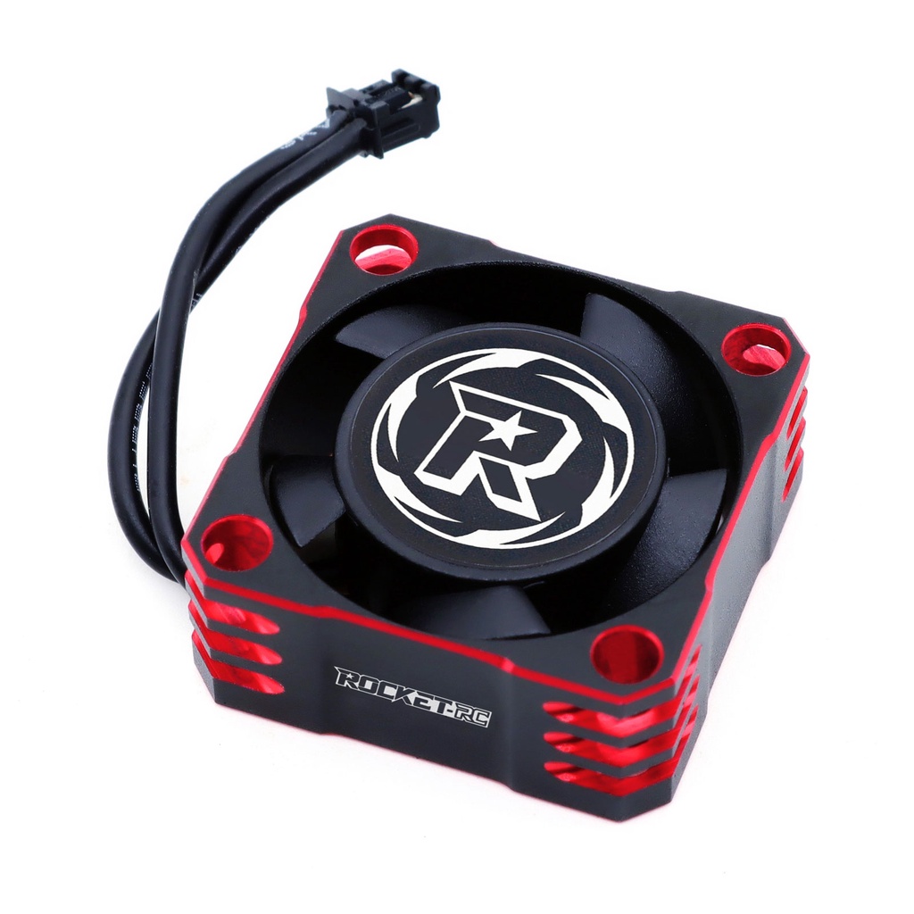 Rocket 25mm Aluminium HV Cooling Fan 32000 RPM for RC Motor ESC Surpass ...