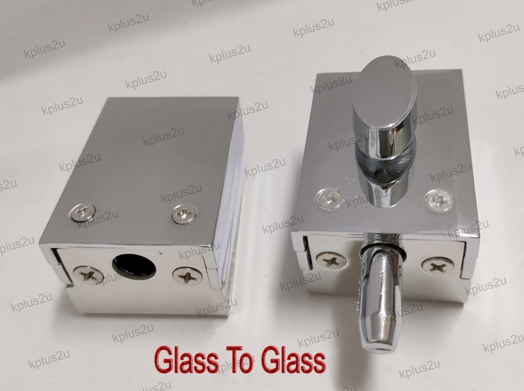 Glass shower door lock bathroom lock wall to glass kunci mandi kaca ...