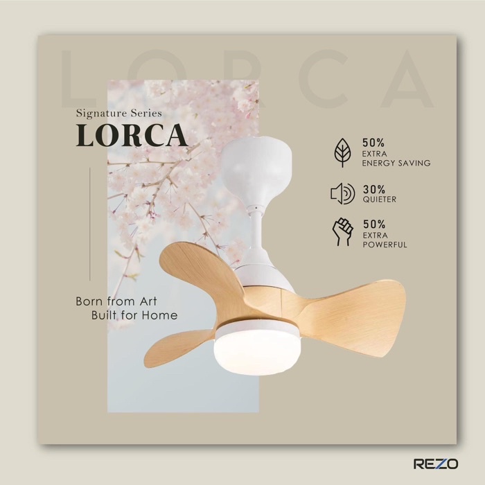 REZO VENUS 20” / MICA 30” / Lorca 23” Mini Baby DC Motor Ceiling Fan ...