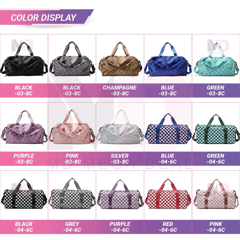 《Mega Deal》Travel Duffle Bag Waterproof Dry & Wet Gym Bag Sport Bag ...