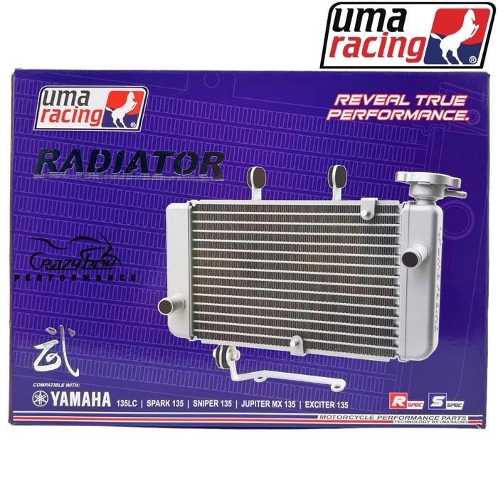 UMA RACING 100% ORIGINAL LC135 V1-V7 BIG RADIATOR RACING (EXTRA BIG 30% ...
