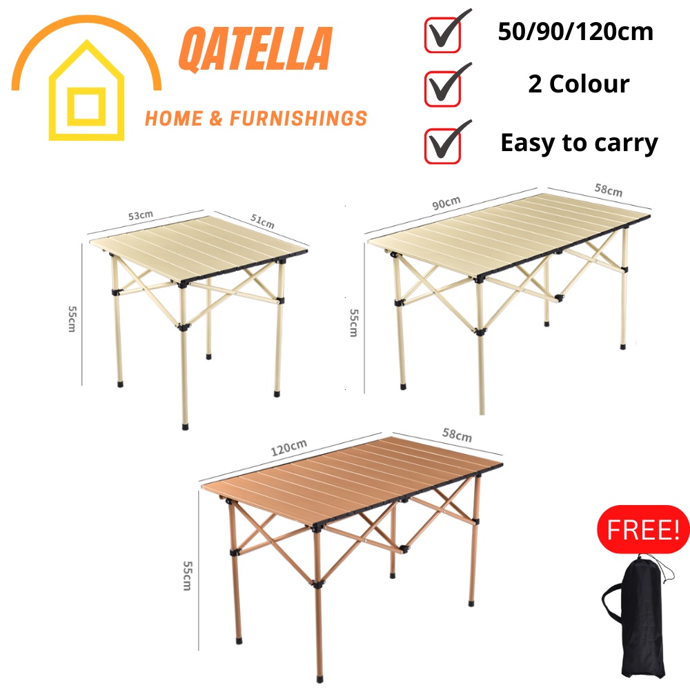 Qatella 50/90/120cm Luxury Outdoor Camping Glamping Folding / Portable ...
