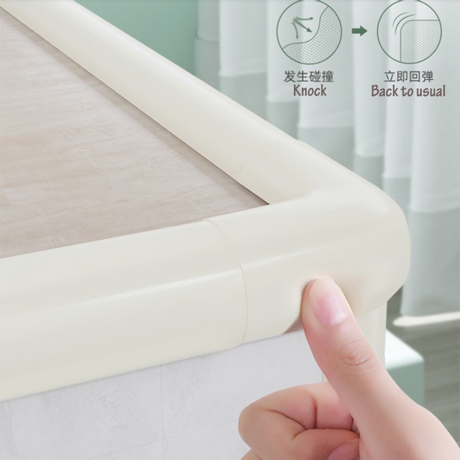 Baby Edge Protector Soft Rubber Hurt Prevention Edge Corner Guards Baby ...