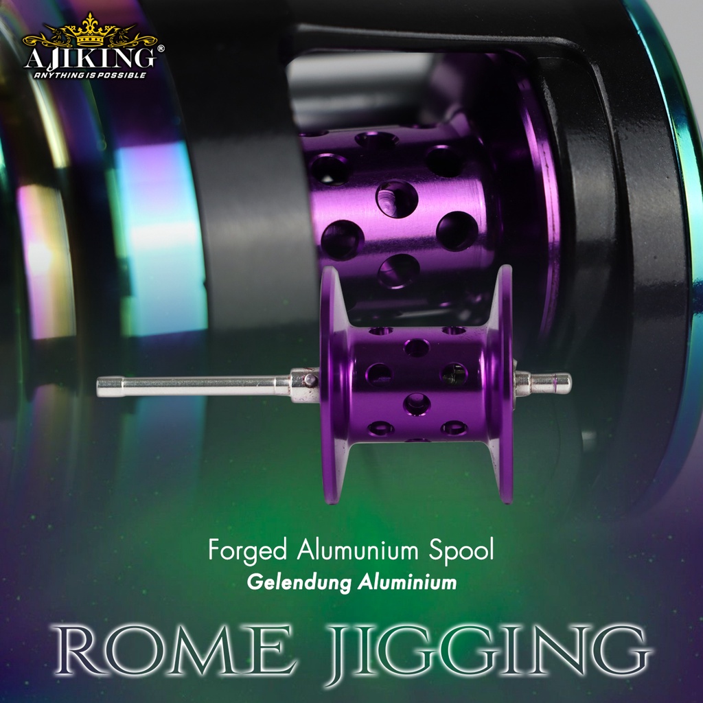 [Surface Minor Defect] 5Kg-7Kg Max Drag Ajiking Rome Jigging Left Hand ...