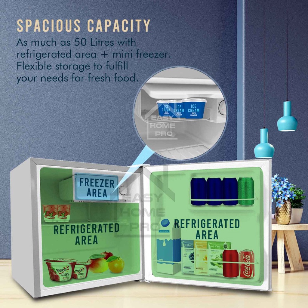 NIPPON NMFA50 SINGLE DOOR MINI FRIDGE MINI REFRIGERATOR MINI BAR PETI ...