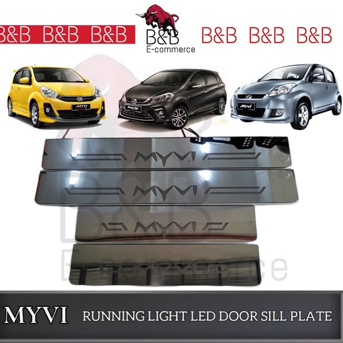 DOOR STEP LED Myvi BEZZA AXIA ATIVA ALZA 4PCS PERODUA RUNNING LIGHT ...