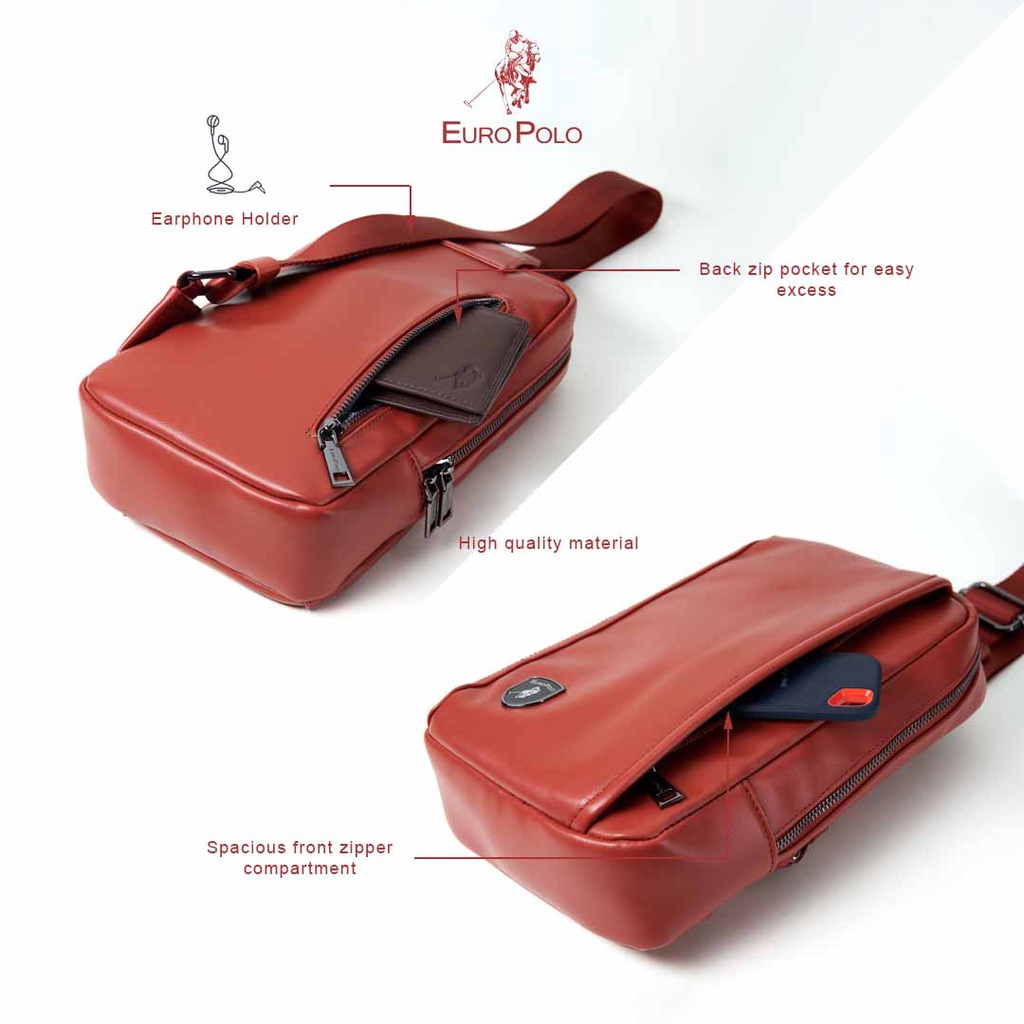 Euro Polo Sling Bag Men Chest Bag Crossbody Shoulder Bag Beg lelaki ...