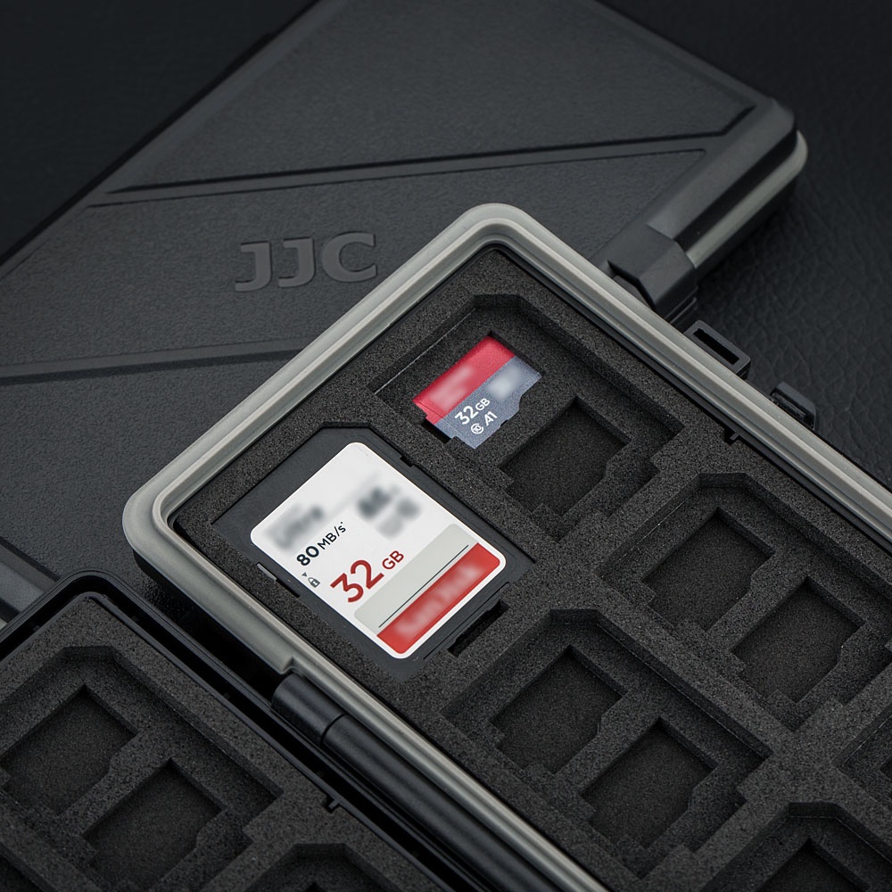 JJC Memory Card Case SD SDXC SDHC Micro SD TF Flash Card Slim Storage ...