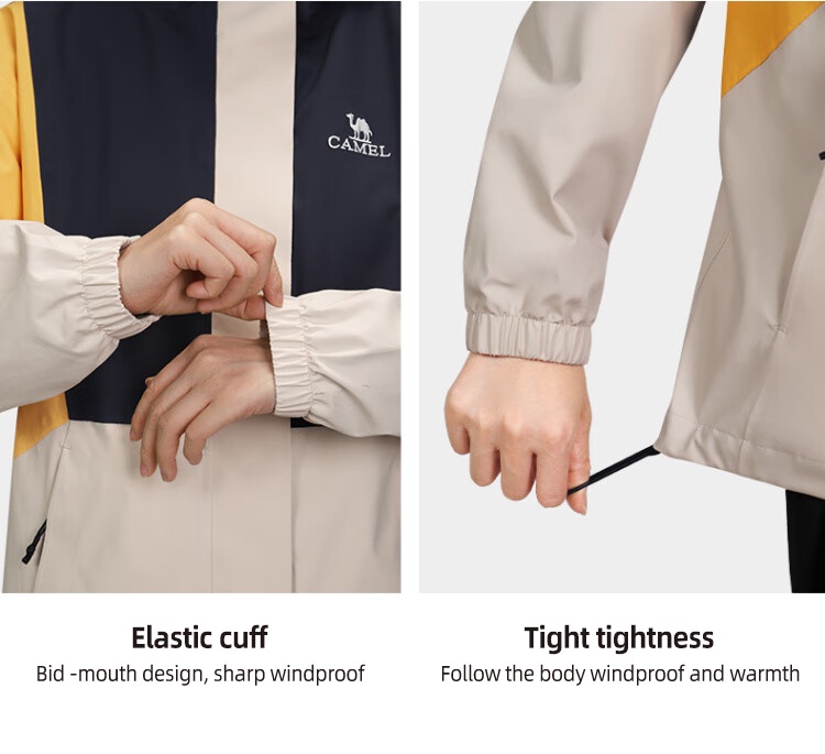 CAMEL windbreaker men's and women's fashion matching casual jacket ...