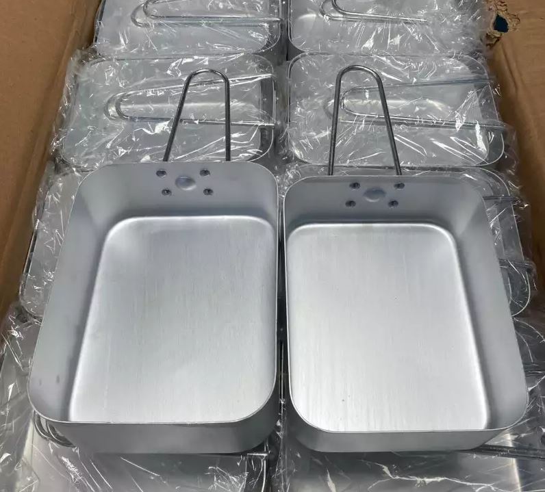 UtanKing™ 2 Pcs Camping Aluminium Messtin Mess Tin Cookware Set Memasak ...