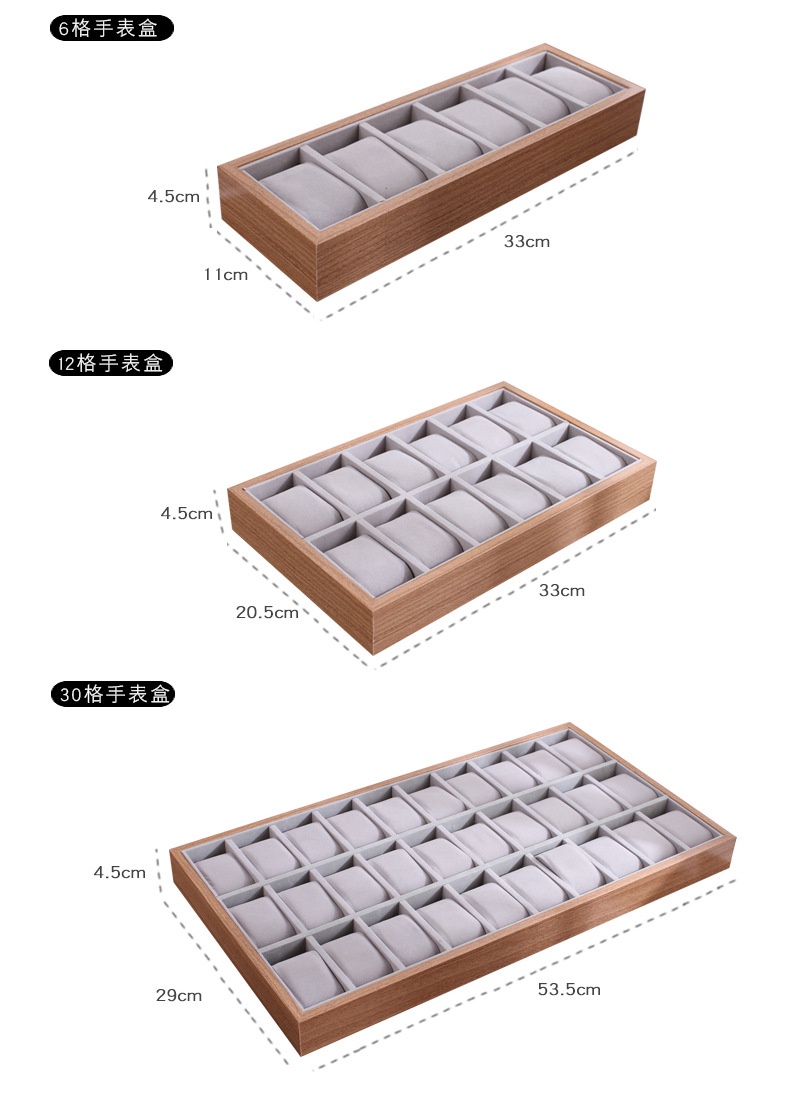 New Rosewood Watch Storage Tray Counter Display Props Watch Display ...