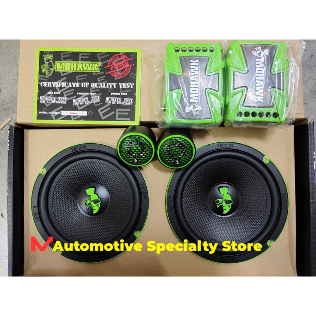 🍀Mohawk ME-6.5c 2way Component 6”inch 140watt MOHAWK SPEAKER COMPONENT ...