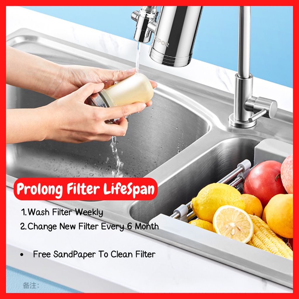 Stainless Steel Faucet Water Purifier Water Penapis Air Paip Murah ...