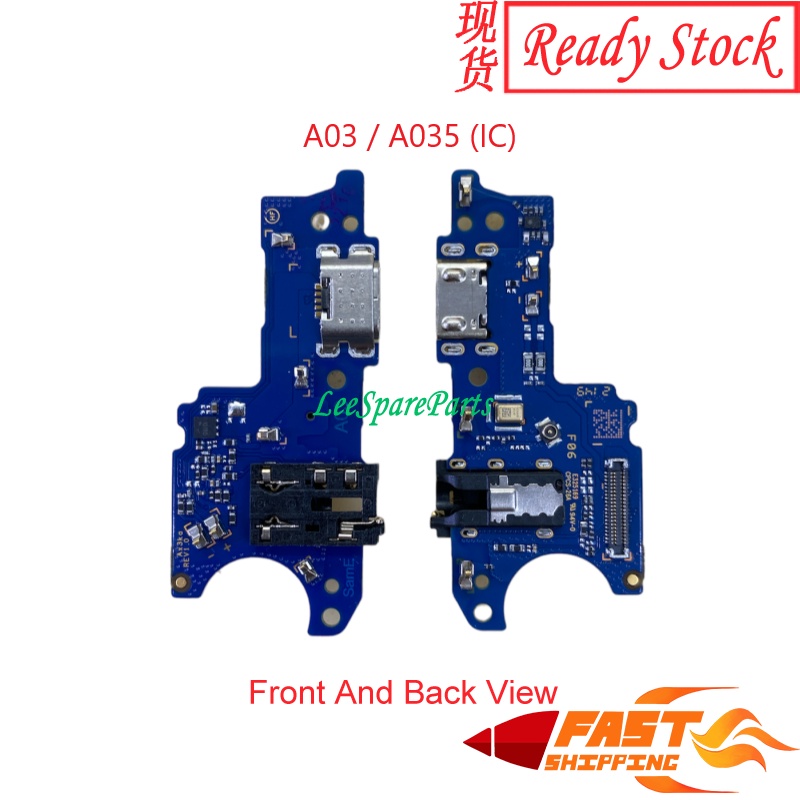 Samsung A03 / A03 Core / A035 / A032 Charging Board USB Port Connector Pin Mic Handfree Jack For ...