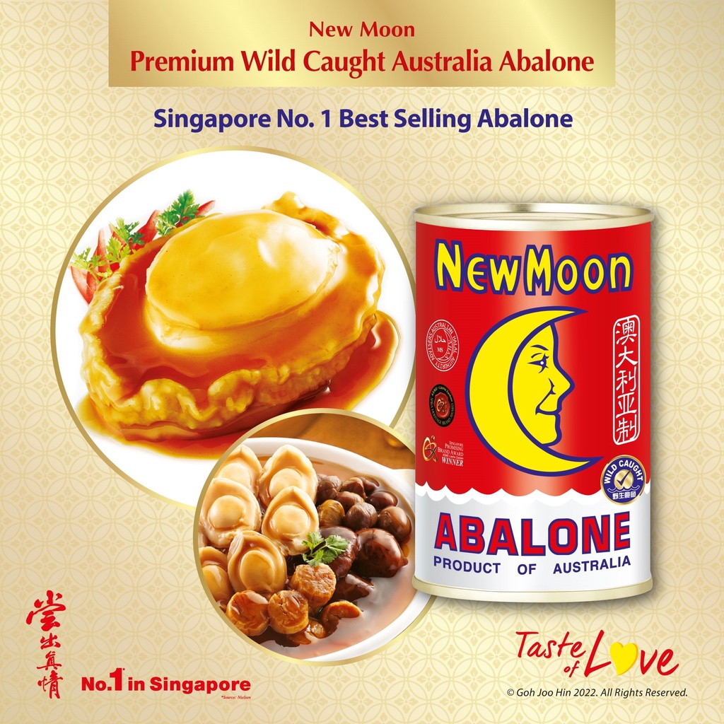 [Bundle of 6] New Moon Abalone 425G [ 2028 EXPIRY ] | Shopee Malaysia