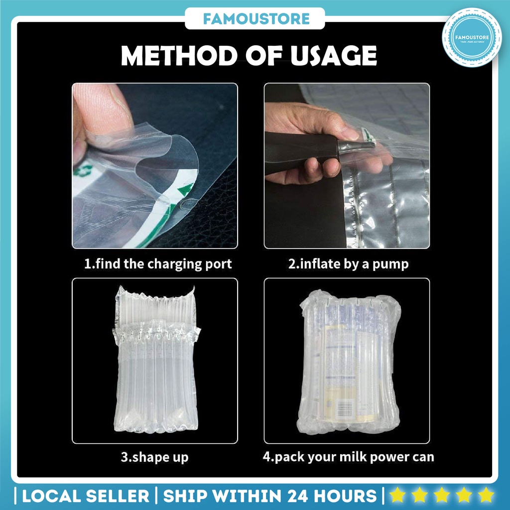 Inflatable Air Bubble Bag 1PCS | Protective Bubble Bag Column Cushion ...