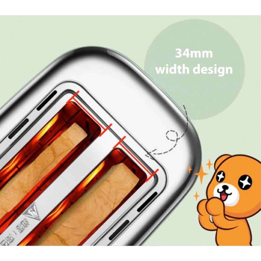 Bear BT-G02 2 Slices Bread Toaster | Shopee Malaysia