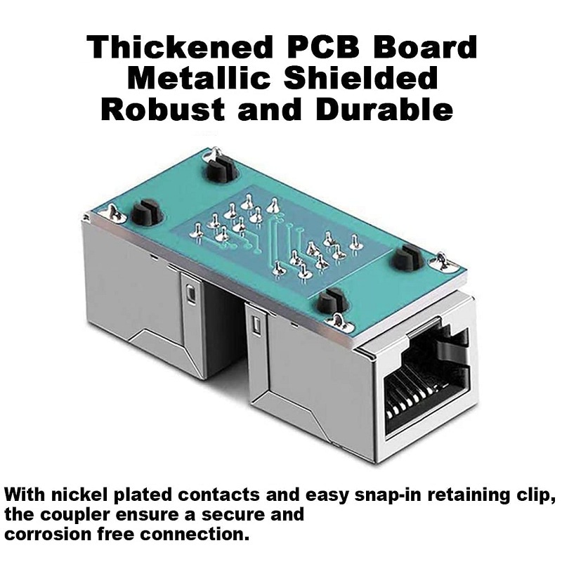 RJ45 Female to Female Coupler Joint Ethernet Coupler In Line Coupler ...