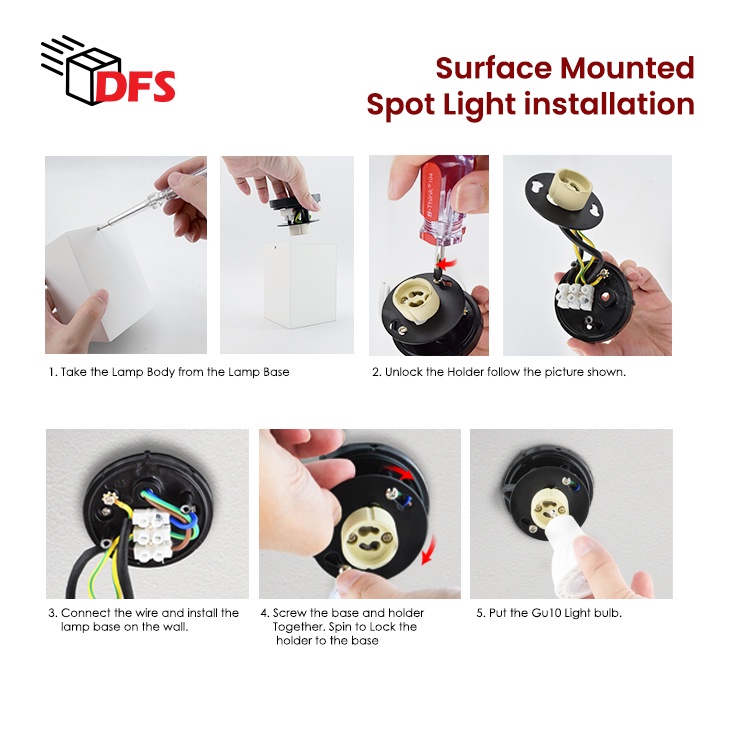 [BUY 1 SET FREE 1 BULB] DFS LED Spot Light 4W /5W Tri tone /9W Ceiling ...