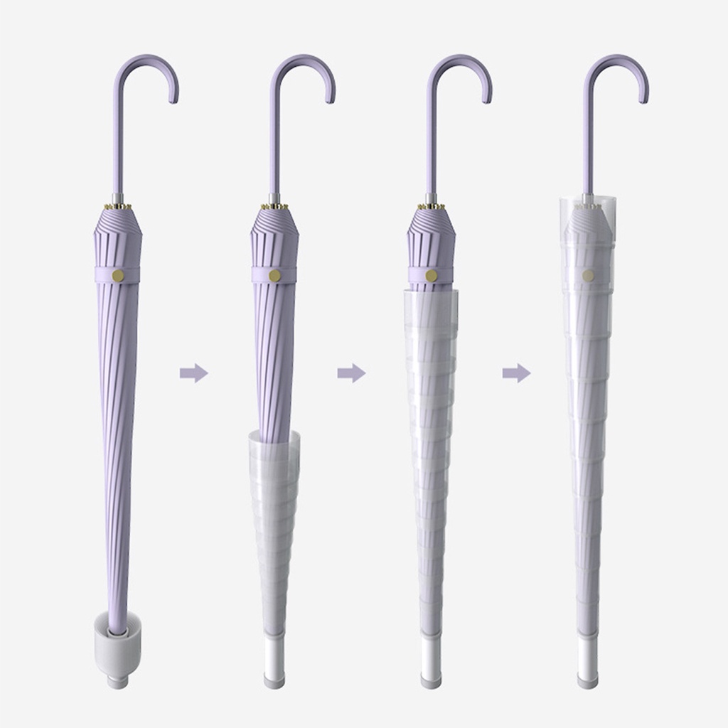 120cm 16 Bones Waterproof Drip Proof With Case Long UV Protection ...