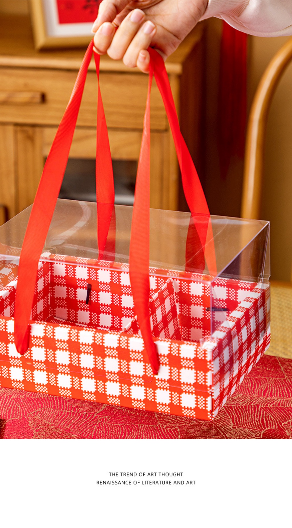 Ready Stock 2023 gift box/ hamper box decoration/ Handle Red box | Shopee Malaysia