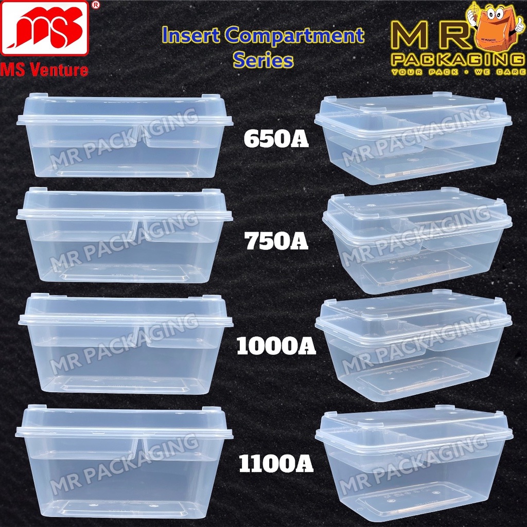 MS Venture 500A 650A 750A 1000A 1100A Rectangular PP Container & Lid ...