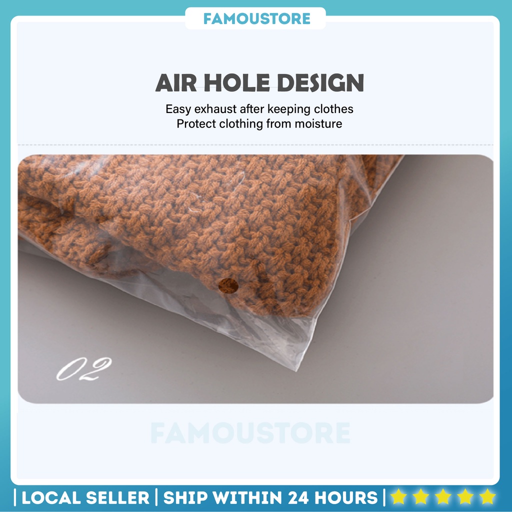 Matte Zip Lock Bag Extra Thick Transparent Zipper Plastic Travel ...