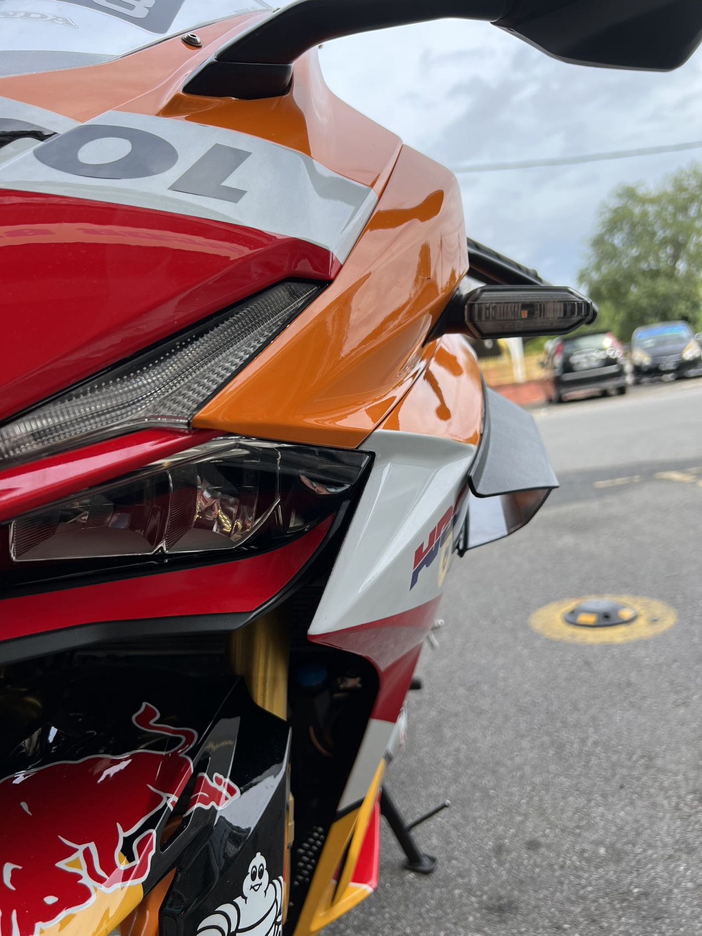 Honda ADV 150 CBR 250 winglet modified motorcycle fixed wind side wind ...