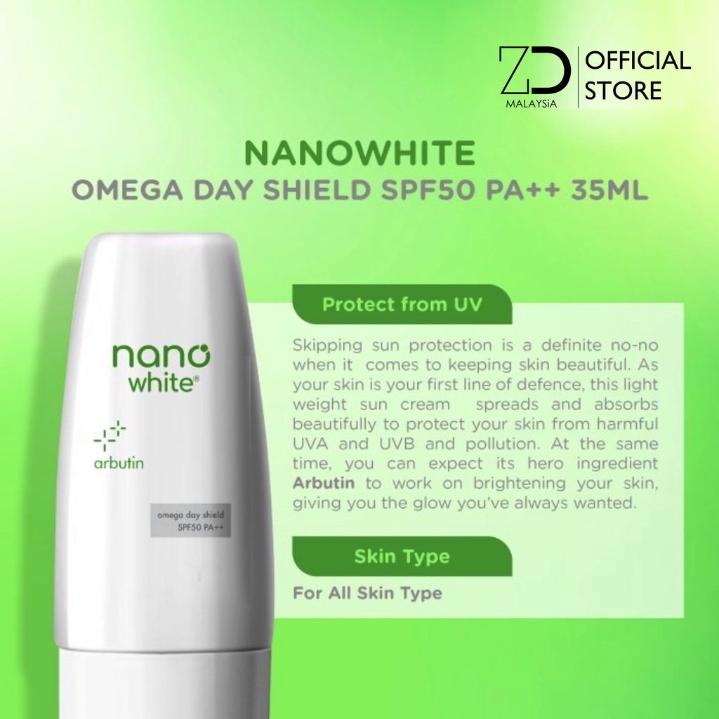 Nanowhite Double Action Skin Care (Cleanser/Lotion/Moisturiser/Night ...