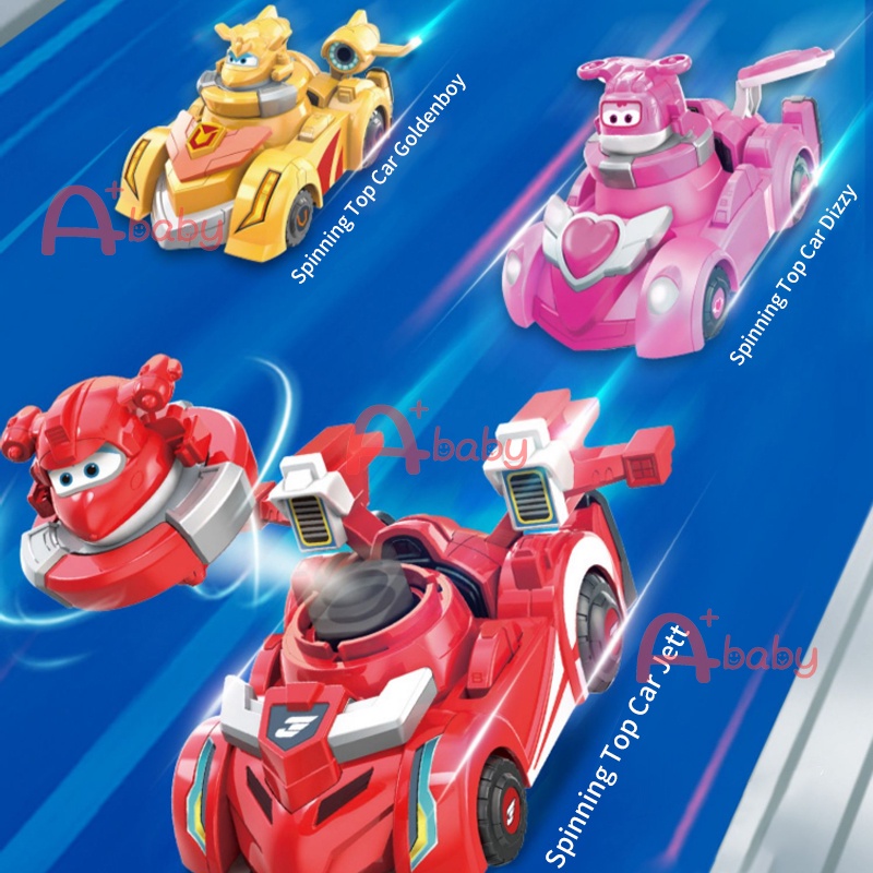 [A+baby] Super Wings Spinning Top Car (Beyblade/Gyro/Gyroscope)（Jett ...