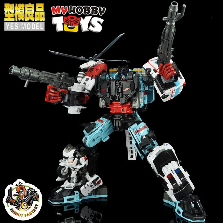 Yes Model Transformable Robot -KO Oversize Maketoys Guardia Defensor Combiner Set of 5 ( YM-13 ...