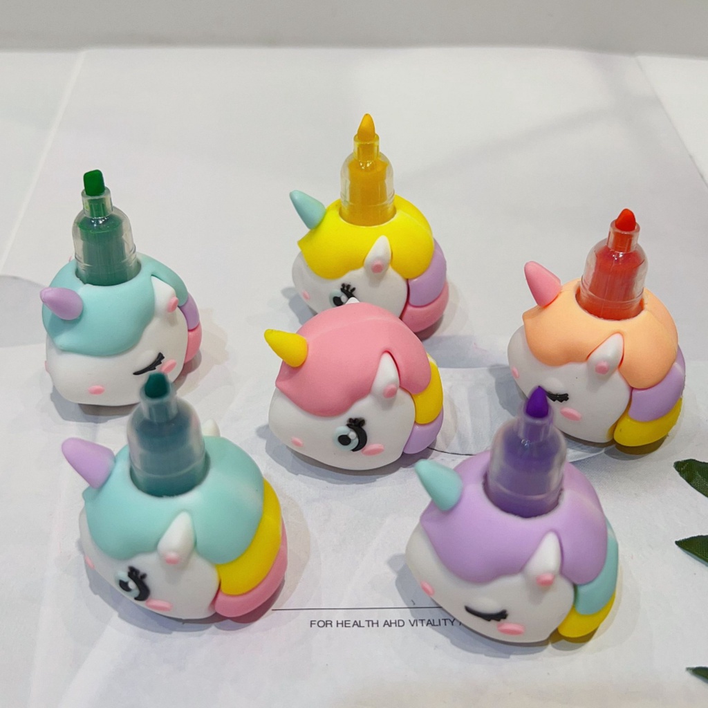 Stackable Octopus Highlighter Pen 5colour set School Office Stationary ...
