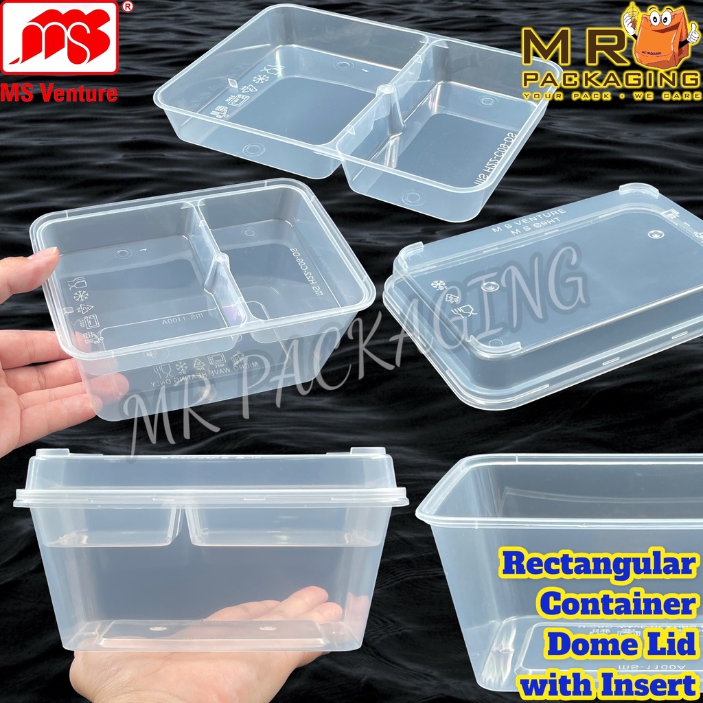 MS Venture 500A 650A 750A 1000A 1100A Rectangular PP Container & Lid ...