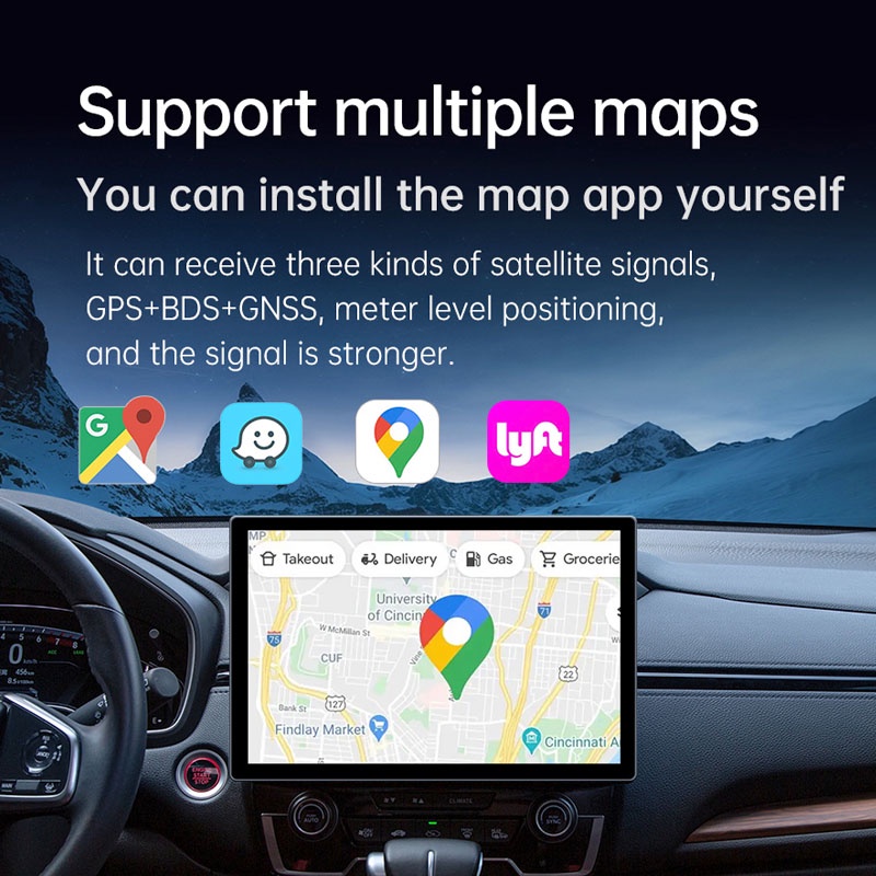 [4G+64G 8 Core] 13 Inch Universal Android Player 2000*1200 Touch Screen Car Radio Support DSP ...